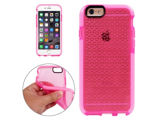 iPhone 6 Plus & 6s Plus Coque housse TPU Magenta Effet Bijoux ALSATEK ...