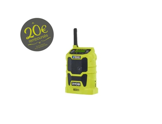 Radio bluetooth ryobi am/fm 18 v oneplus - sans batterie ni chargeur ...