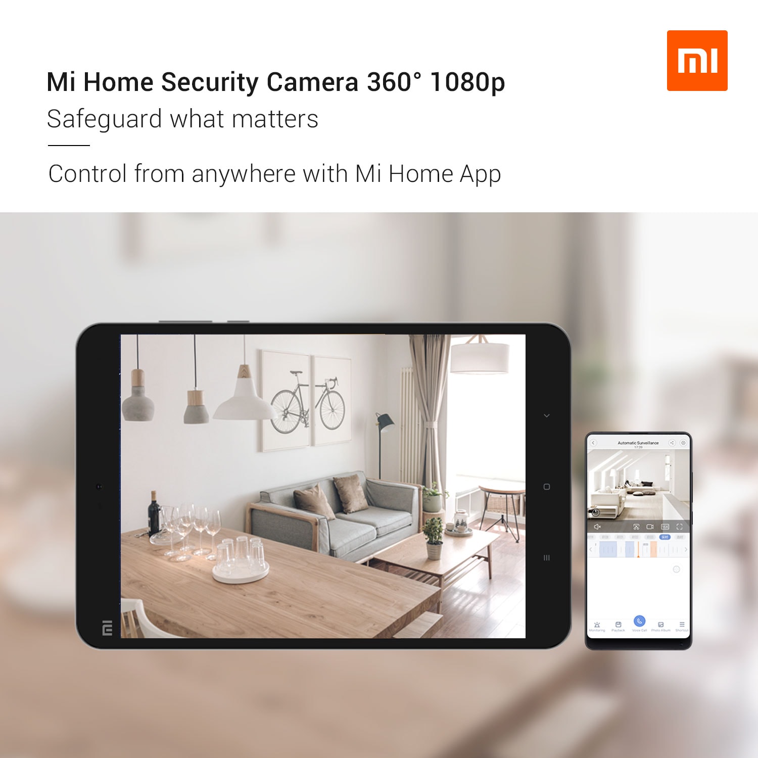 Caméra de surveillance XIAOMI Mi Home Security Camera 360° 1080P