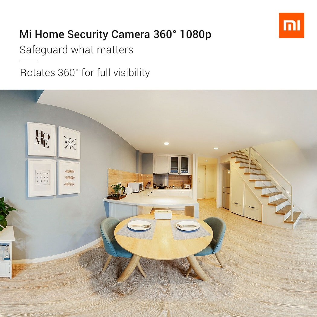 Caméra de surveillance XIAOMI Mi Home Security Camera 360° 1080P