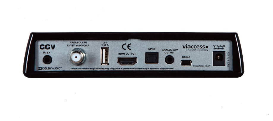 Décodeur satellite TNT HD CGV Premio SAT HD-W6 SCR Pas Cher - UBALDI.com