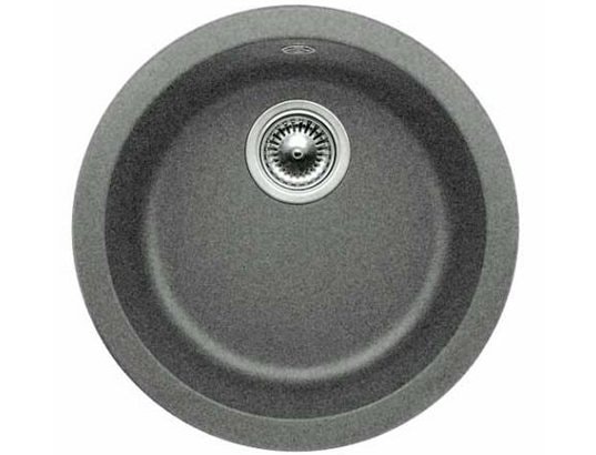 Evier à encastrer BLANCO Rondo PuraDur II 511704, Diamètre 45 cm Pas ...