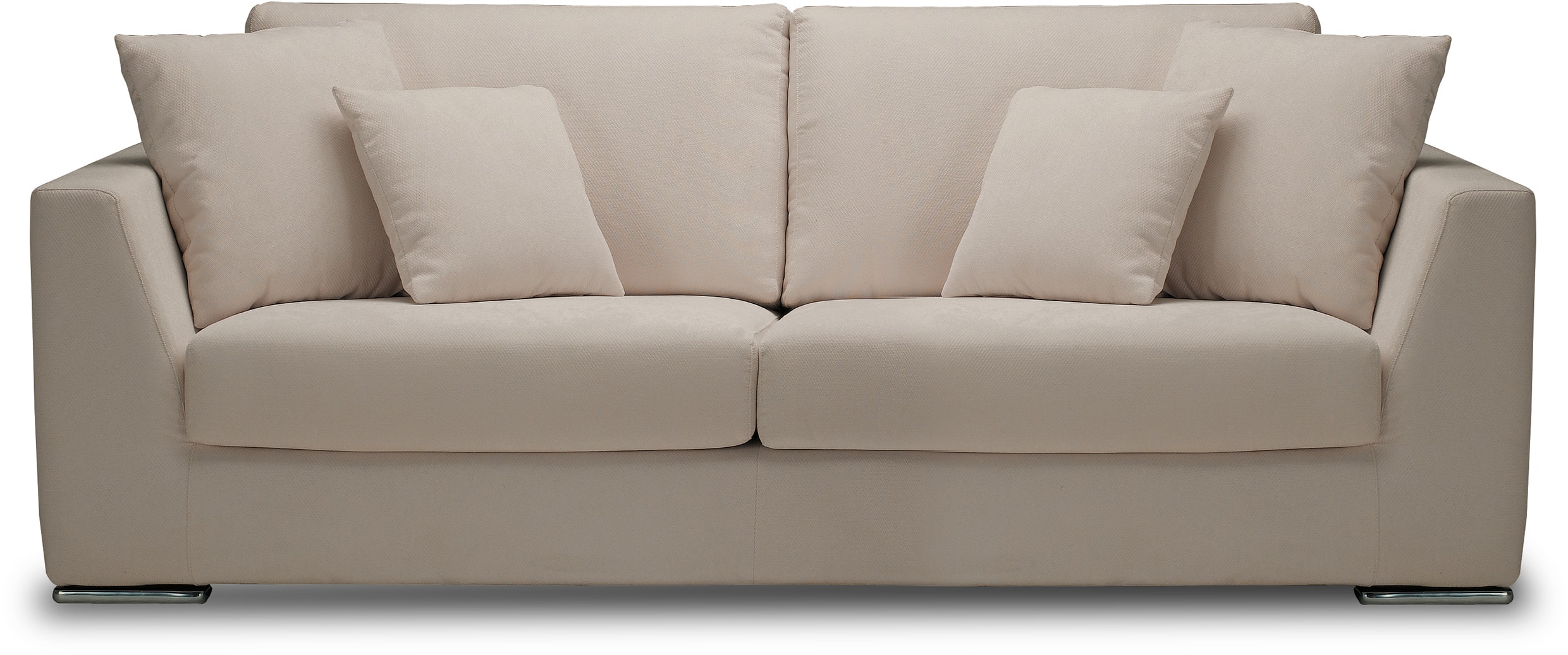 Canapé microfibre CITY Monaco 3 pl mf taupe Pas Cher - UBALDI.com