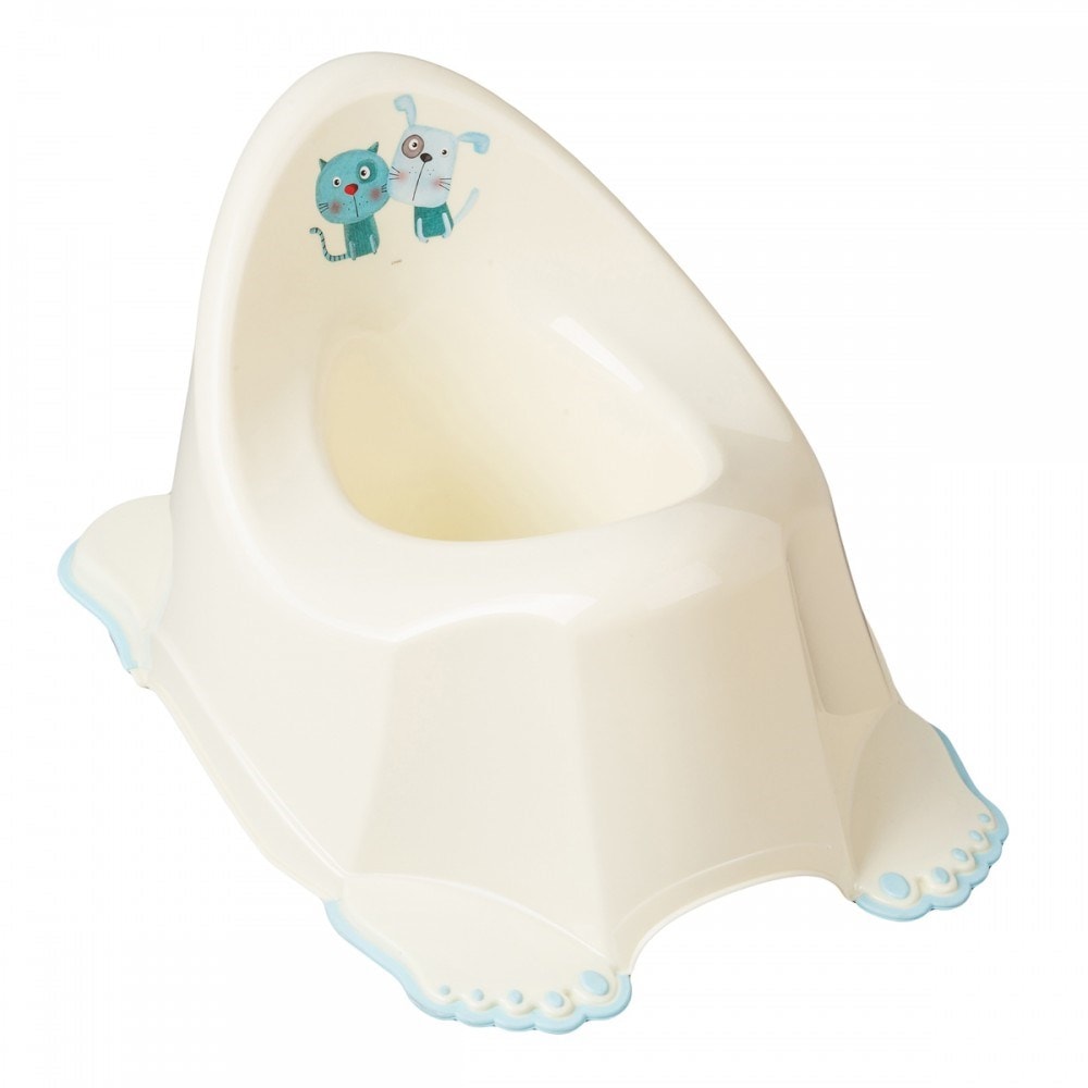 Pot enfant bébé apprentissage propreté Jaune Dog and Cat musical TEGA BABY