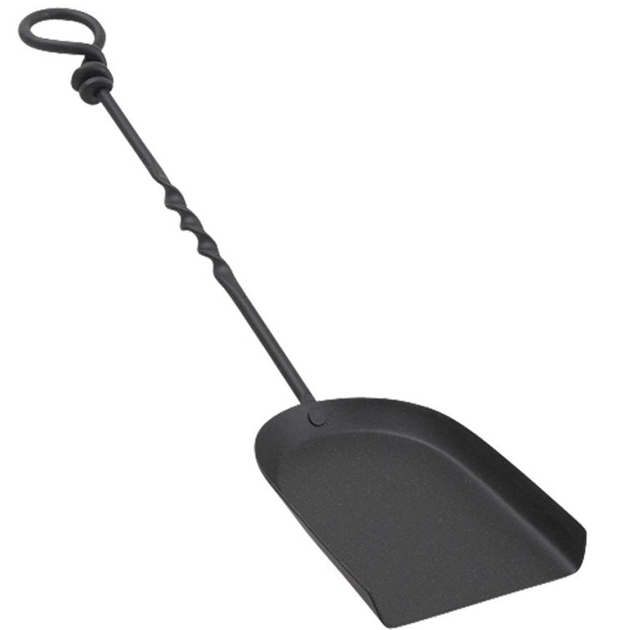 Pelle à cendres en fer forgé noir - Dim : Longueur 56 cm -PEGANE- PEGANE