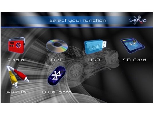 Autoradio CD/DVD OXYGEN MP504