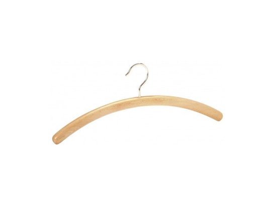 Lot de 5 Cintres type Rollo 1 en bois hêtre gris, Dim D2,5 x 45 cm ...