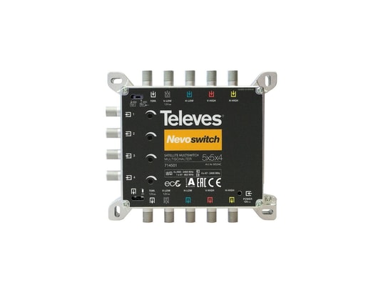 TELEVES Multiswitch 5x5x4 F Terminal/Cascadable TELEVES 714501 Pas Cher ...