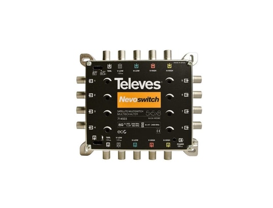 TELEVES Multiswitch 5x5x8 F Terminal/Cascadable TELEVES 714503 Pas Cher ...