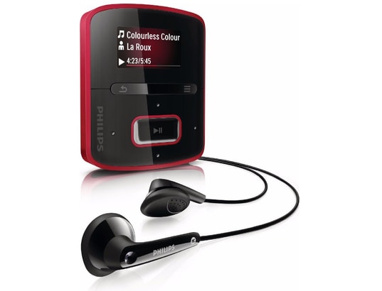 Lecteur MP3 PHILIPS GoGear RaGa 4Go Rouge Pas Cher - UBALDI.com