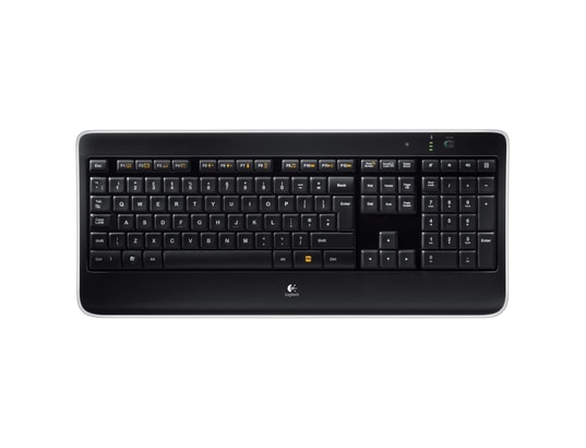 Clavier sans fil LOGITECH Wireless Illuminated Keyboard K800 Pas Cher ...