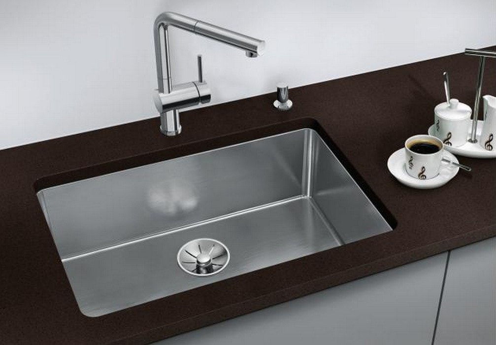 Evier sous plan BLANCO Andano 700-U cuve inox 522971 Pas Cher - UBALDI.com