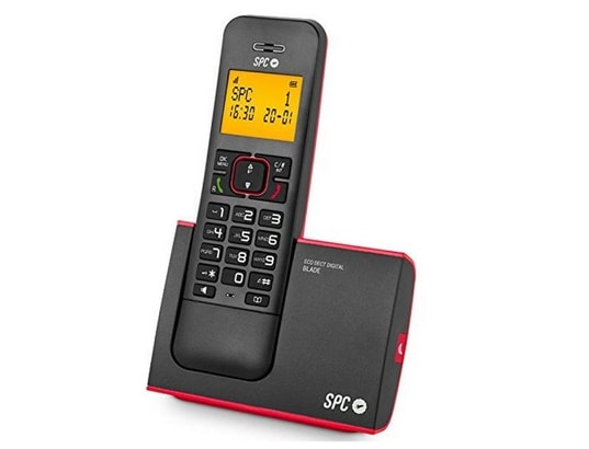SPC 7290R T?l?phone DECT BLADE AG50 ML ID ECO Rouge. SPC S0204558