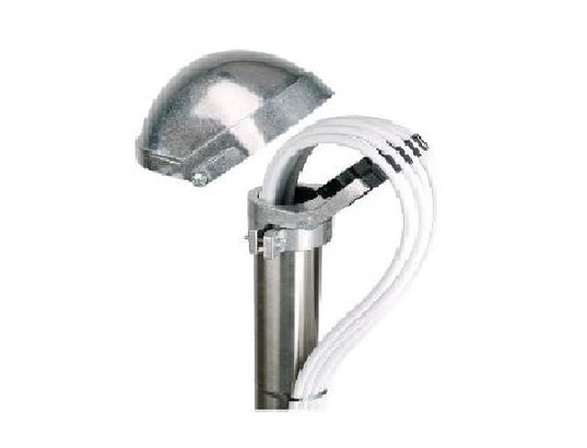 Capuchon Mat d'antenne en Aluminium - Etanchéité Mat Parabole antenne ...