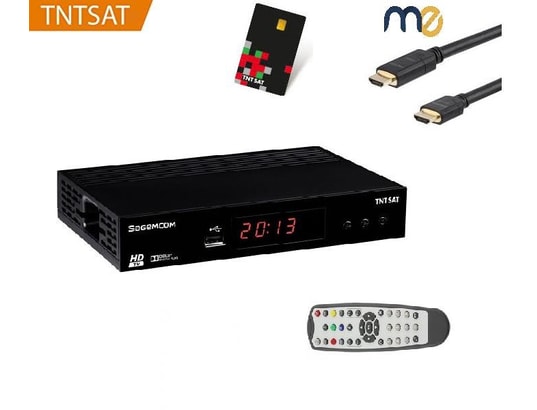 TERMINAL RECEPTEUR DECODEUR SATELLITE TNTSAT SAGEM DS81HD VENDU AVEC ...