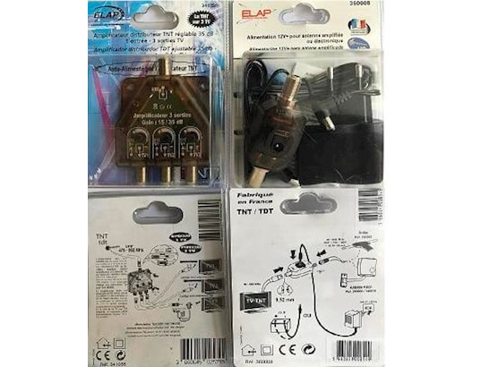 PACK: amplificateur réf 341056 et alimentation réf 360008 elap HDME ...