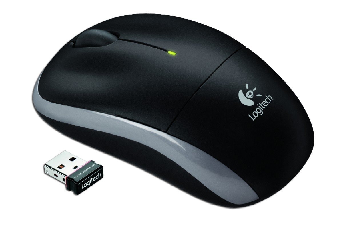 Souris sans fil LOGITECH Wireless Mouse M195 noire argent