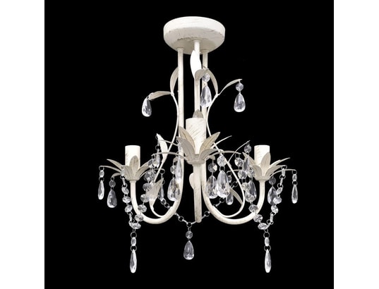 Icaverne - Lustres Moderne Lustre en cristal blanc ICAVERNE Icaverne - Lustres Moderne Lustre en cristal blanc ICAVERNE