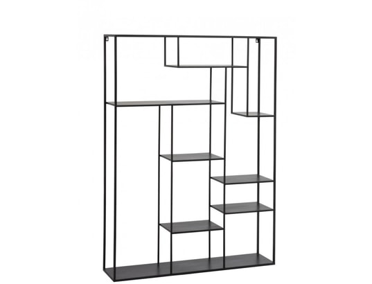 Étagère Rectangulaire en Métal ''Rack'' 150cm Noir JOLIPA Pas Cher ...
