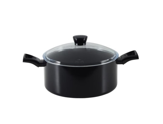 PYREX BLACK DIAMOND FAITOUT 24CM + COUVERCLE TOUS FEUX SAUF INDUCTION PYREX