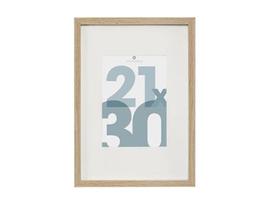 Cadre Photo en Verre Manu 21x30cm Naturel ATMOSPHERA