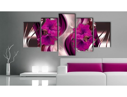 100x50 Tableau Fleurs et plantes Abstraction Admirable Soirée de ...