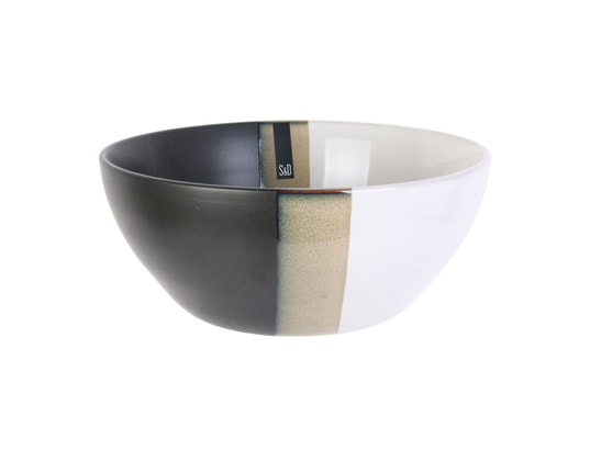 Saladier design Black and White - Blanc SAVEUR ET DEGUSTATION