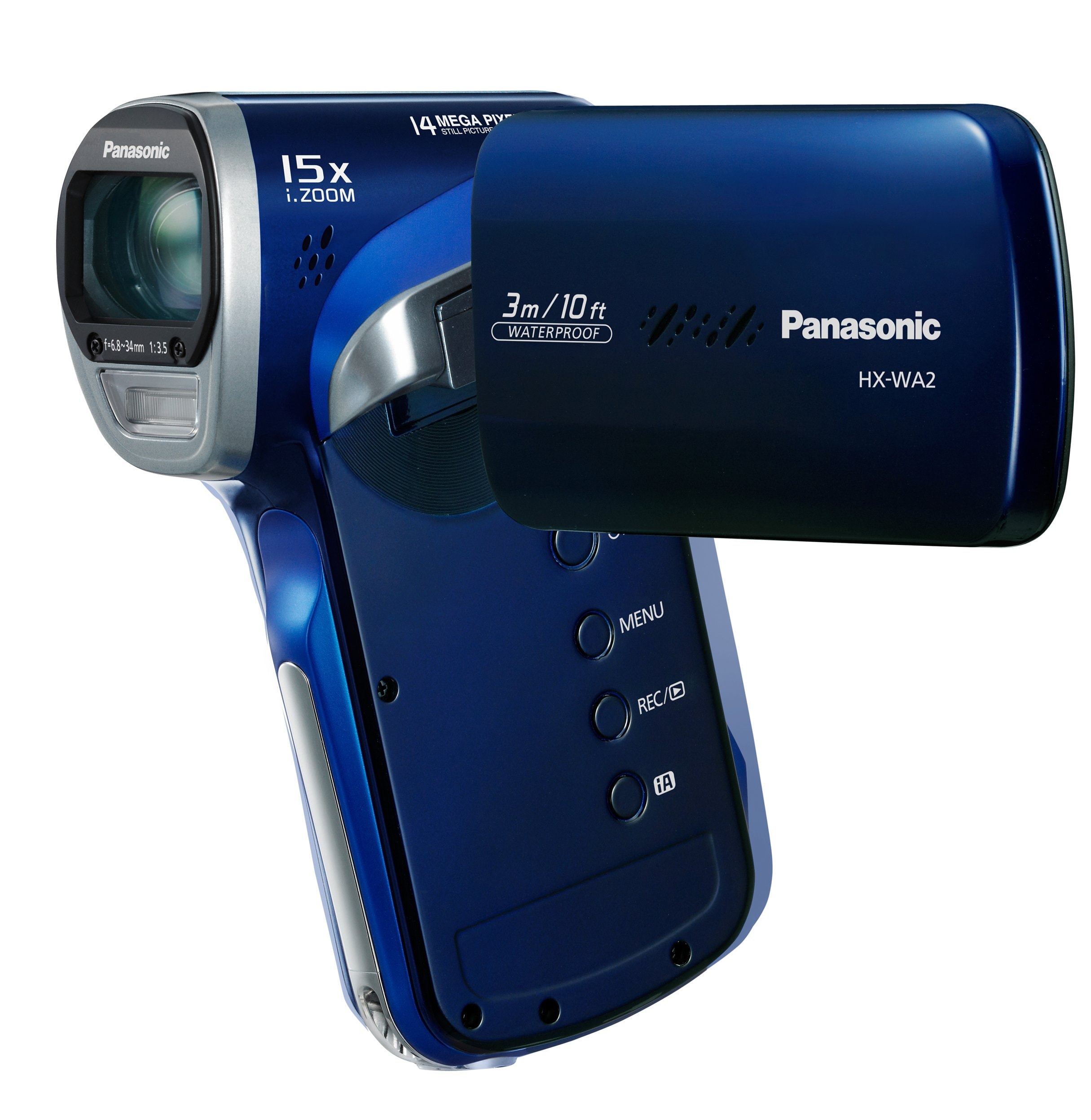 Caméscope de poche PANASONIC HX-WA2 bleu Pas Cher - UBALDI.com