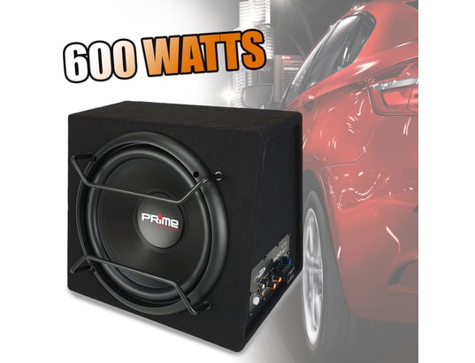 Subwoofer + ampli intégré Caliber BC112SA - 12 / 600 Watts - Plug and ...