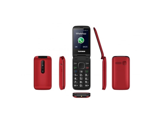 Téléphone portable à clapet avec Facebook et Whatsapp - TELEFUNKEN TM ...