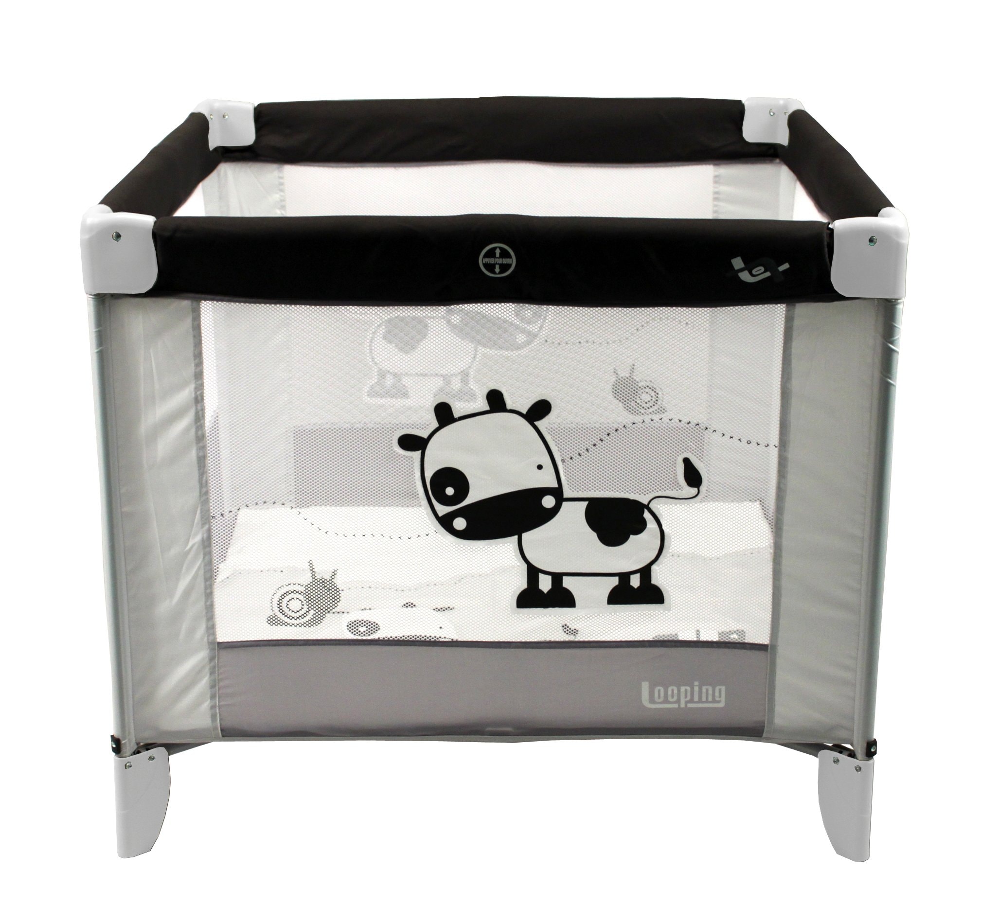 Parc bébé LOOPING P630 Black Emotion Pas Cher - UBALDI.com