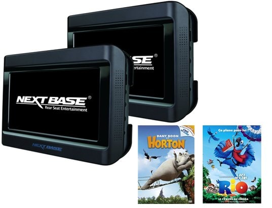 Lecteur DVD portable NEXTBASE Next 9 Duo Deluxe + 2 films offerts