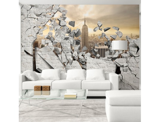 Papier peint - NY - City behind the Wall - 150 x 105 cm PEGANE