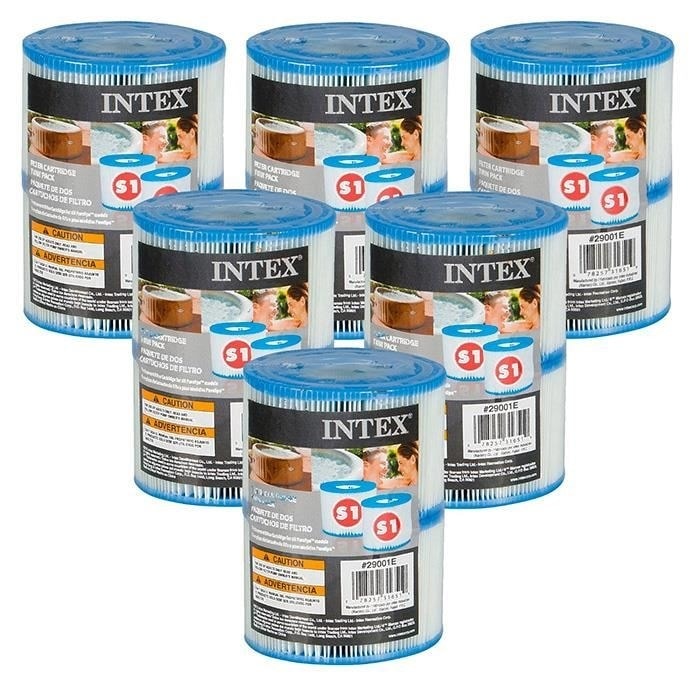 12 cartouches Pure Spa Intex (6 lots de 2 filtres) INTEX