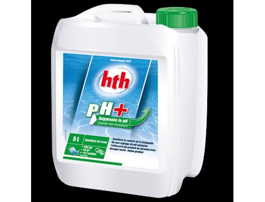 HTH pH Plus 5 L - pH Plus liquide HTH