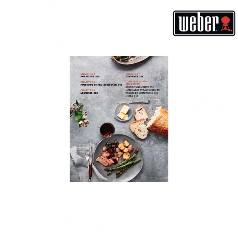 Livre de recettes weber - la nouvelle bible du barbecue WEBER 15834 Pas ...