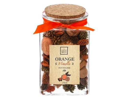 Pot Pourri en Bocal Basic 170g Orange & Cannelle COMPTOIR DE LA BOUGIE