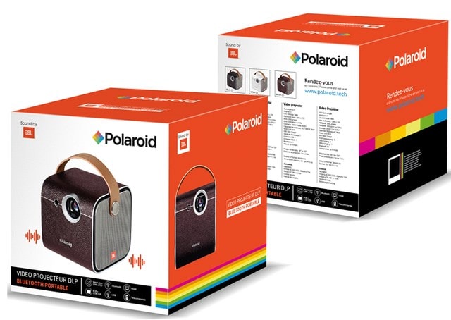 Vidéoprojecteur portable avec enceinte jbl / polaroid / marron POLAROID