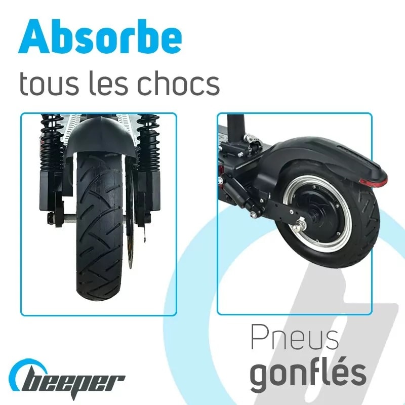 Trottinette électrique MAX (G2) • FX10-G2 avec alarme 10 pouces 500w ...