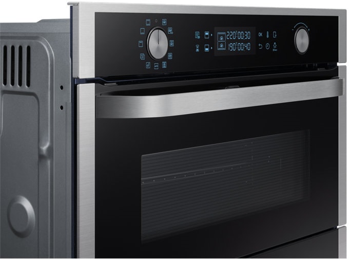 Four encastrable pyrolyse SAMSUNG NV75N7677RS Dual Cook Flex 75L Double ...