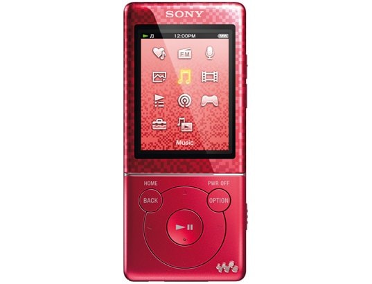 Lecteur MP3 / MP4 SONY NWZ-E474R Rouge Pas Cher - UBALDI.com