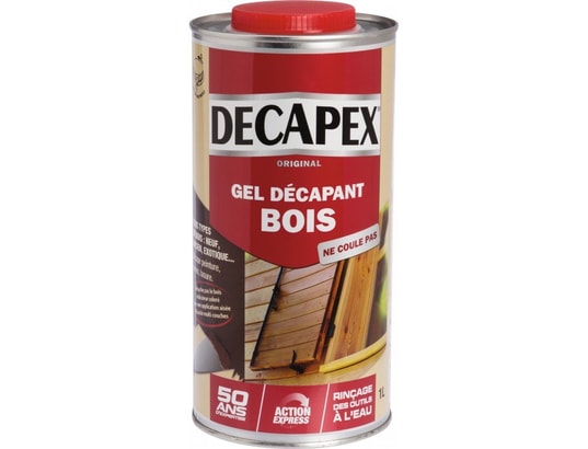 Décapant minute Bois - Non noircissant - 1 L - DECAPEX DECAPEX