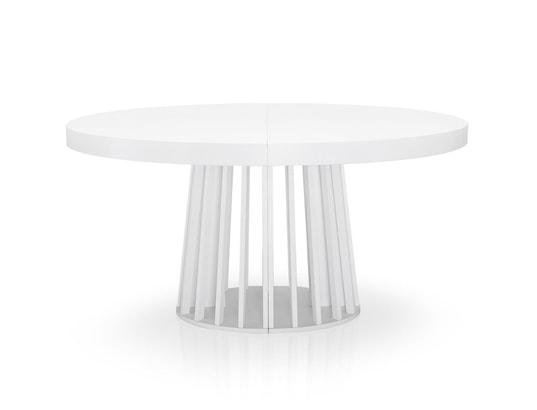 Table ronde extensible eliza blanc MENZZO