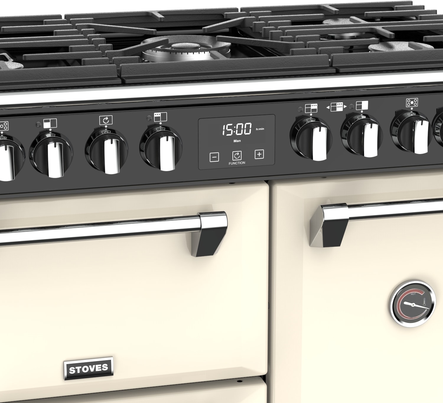 Piano de cuisson STOVES RICHMOND DELUXE 90 DFT CREME Pas Cher - UBALDI.com