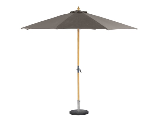Parasol droit rond en bambou tinaei - diam. 300 cm - taupe HESPERIDE 513412