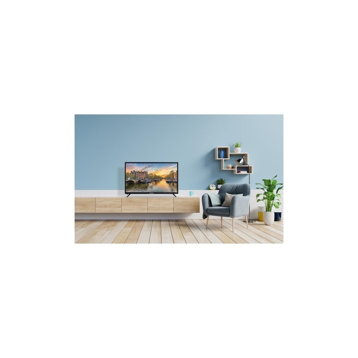 Oceanic tv 32 81 cm hd 1366x720 - 2xhdmi - 2xusb - tuner integre t pvr ...