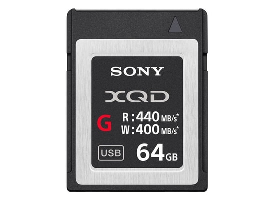 SONY Carte XQD 64 Go High Speed R440/W400 sans adaptateur - QDG64E-R SONY