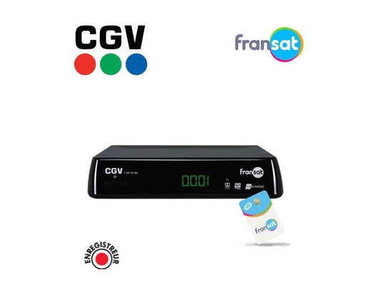 Décodeur satellite hd e-sat hd-w4 (avec carte fransat) CGV Pas Cher ...