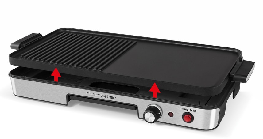 Plancha RIVIERA & BAR QPL 370 Power zone Plancha-Gril Pas Cher - UBALDI.com