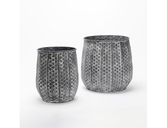 Set de 2 cache-pots en métal - amadeus AMADEUS